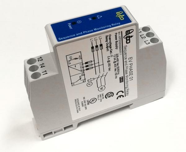 SEQUENCE AND PHASE MONITORING RELAY HVACR SPARES & EQUIPMENT EVCO ...