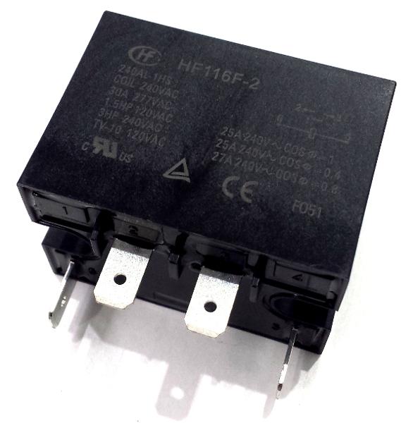 BACKUP RELAY 30A 3HP 240VAC COIL 1 POLE ELECTRICAL COMPONENTS BACKUP RELAYS