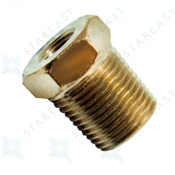 BRASS REDUCING FLARE NUT 3/8 TO 1/4 COPPER PIPE & FITTINGS FLARE NUTS