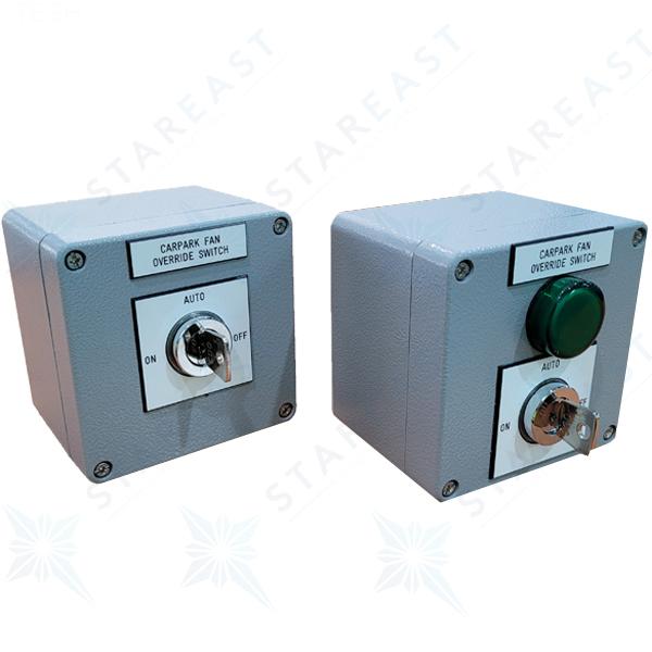 FIREMANS OVERRIDE CONTROL BOX 003 KEY MECHANICAL SERVICE EQUIPMENT