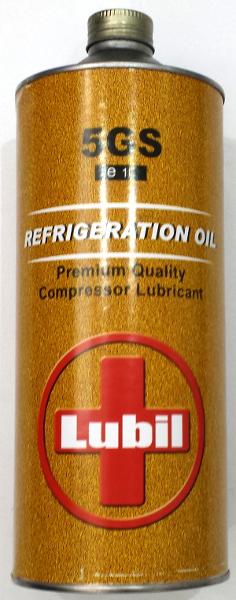 LUBIL REFRIGERATION OIL 5GS 1LTR HVACR SERVICE TOOLS CHEMICALS ...