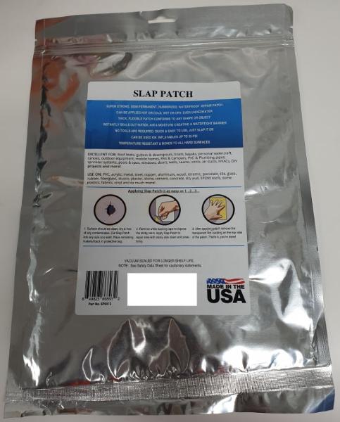 SLAP PATCH HVAC REPAIR 6X9" UP TO 35 PSI - Stareast International Pty Ltd