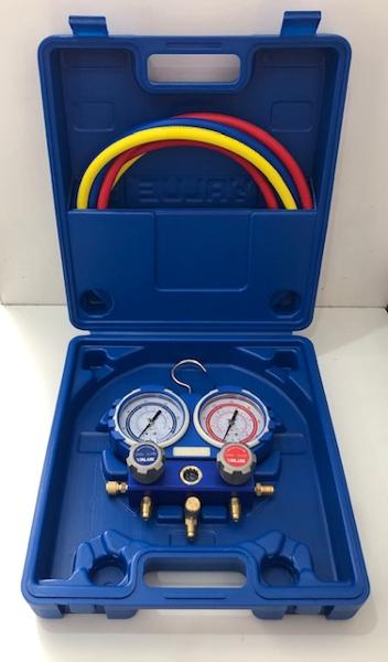 MANIFOLD GAUGE & HOSES R32 + CASE HVACR SERVICE TOOLS MANIFOLDS, GAUGES ...